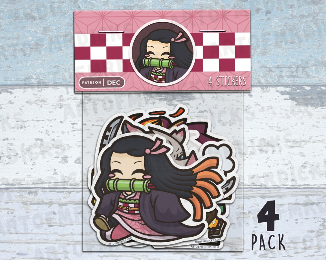 Demon Slayin Sticker Pack | Demon Fighting Slayers | Patreon | Stickers ...