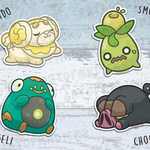 Paldea Pals 2 Sticker Pack | Pokémon | Patreon | Stickers | Smoliv ...