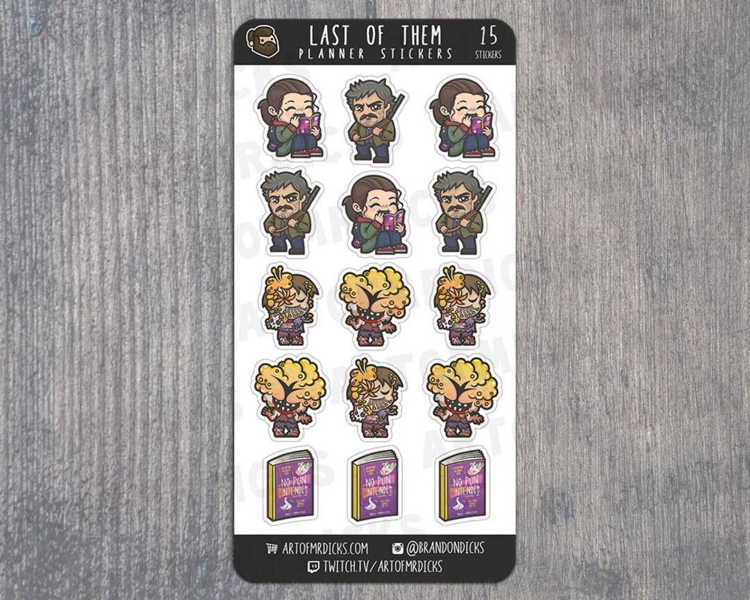 Last of Them Planner Stickers | Planner Stickers | Patreon | Last of Us ...