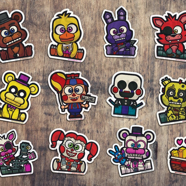 Five Nights at Decal - Etsy