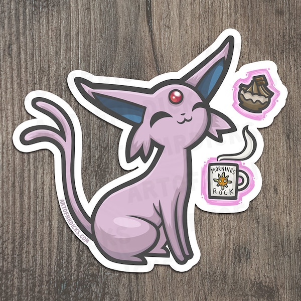 Espeon Sticker - Etsy