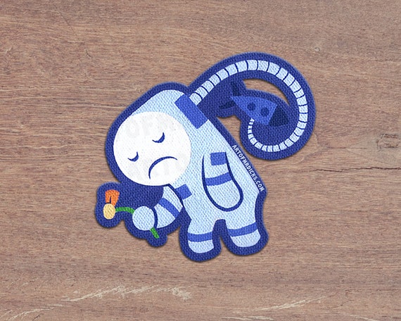 Sad Astronaut Sticker Original Artwork Reentry Vinyl | Etsy