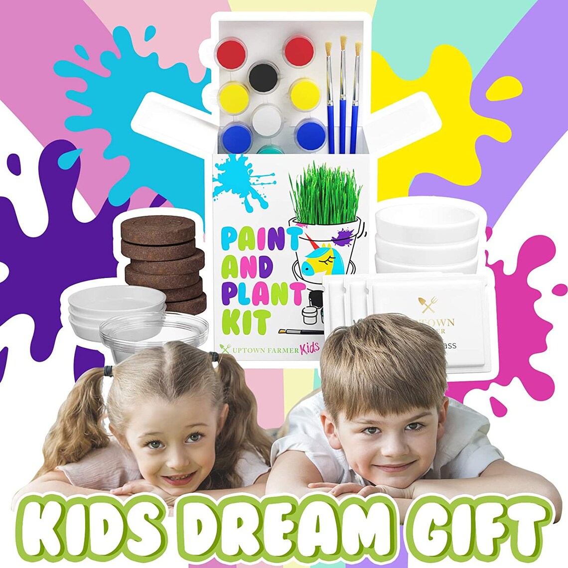 Paint and Plant Kids Gardening Set Kids Gardening Kit Art - Etsy