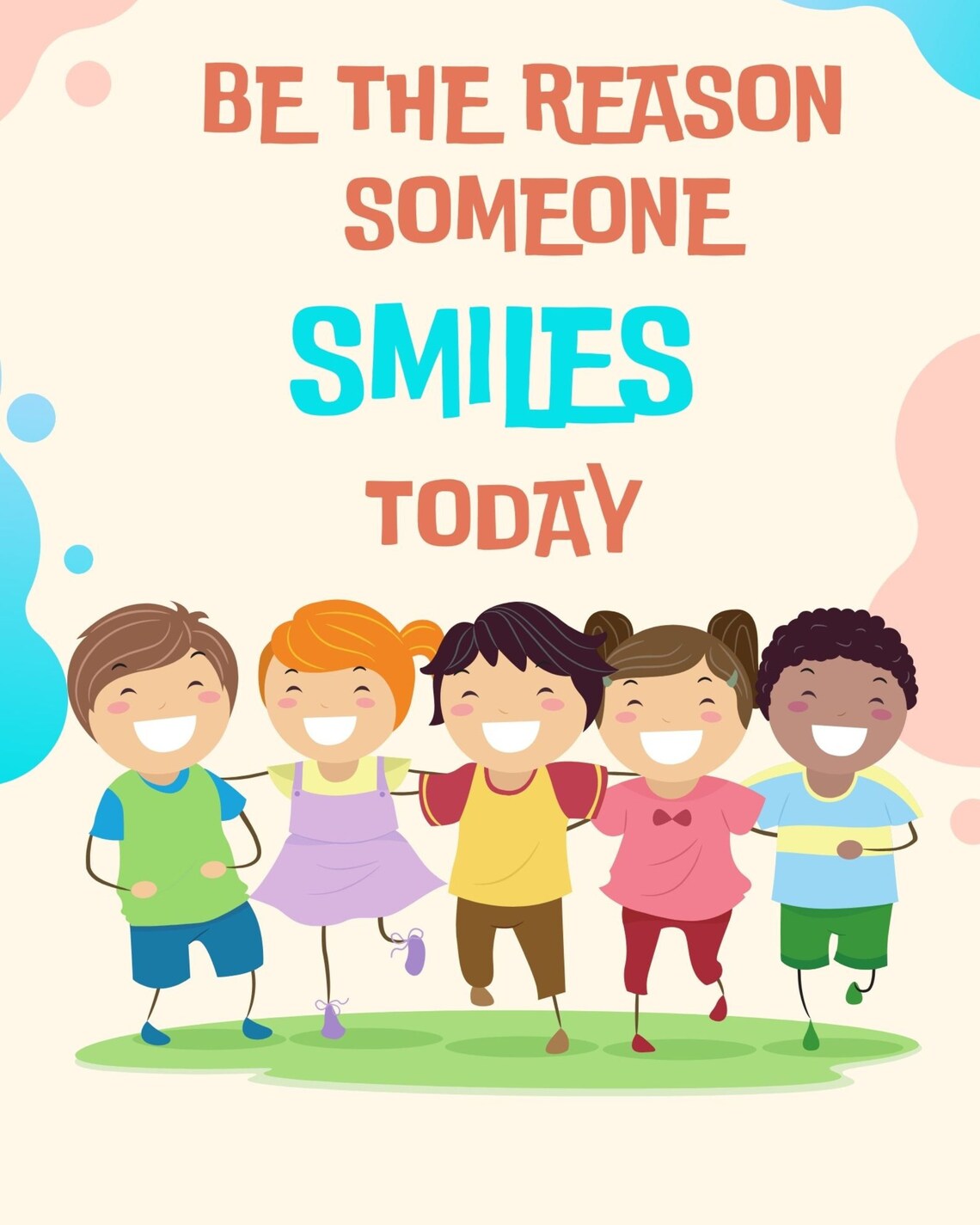 Positive Affirmation Download Printable Be the Reason Someone Smiles ...