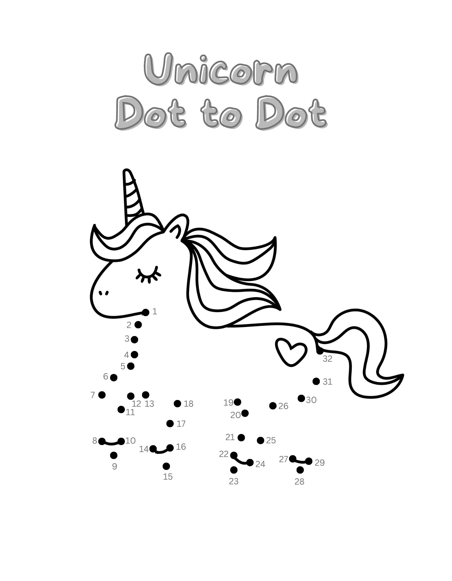 Unicorn Coloring and Activity Book for Ages 5 - 8 Digital Download ...