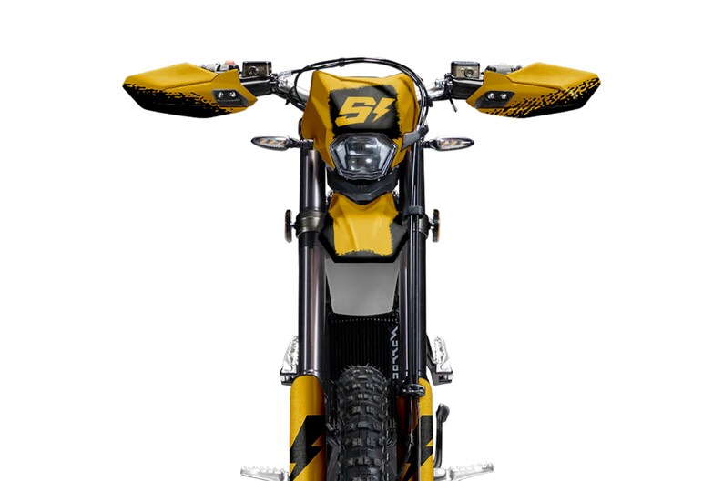 Surron Ultra Bee Graphics - Suronics HALF MUSTARD Graphics Kit Decal ...