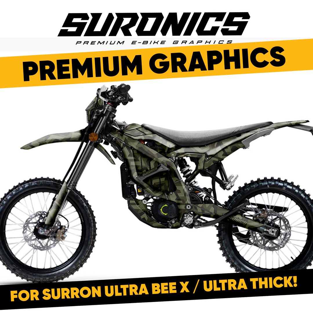 Surron Ultra Bee Graphics - Suronics CAMOX ORIGINAL Graphics Kit Decal ...