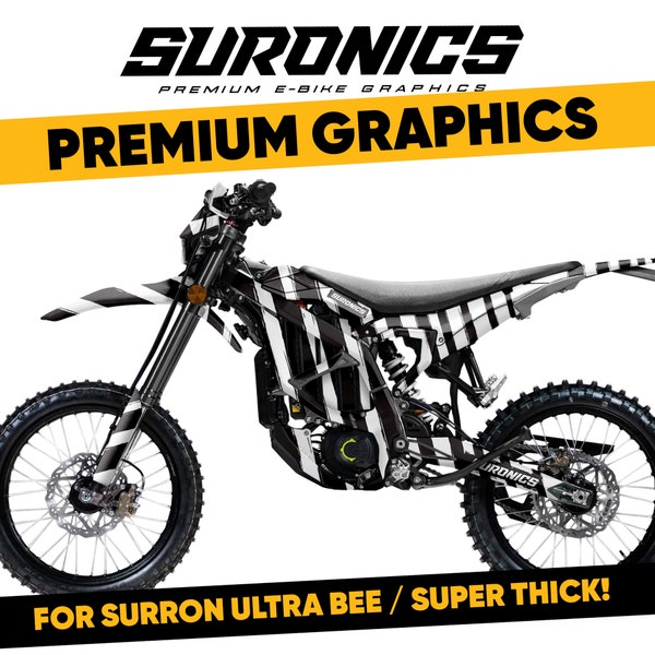 Surron Ultra Bee Graphics Suronics CAMOX ORIGINAL Graphics Kit Decal Vynil Wrap Sticker Snow ...