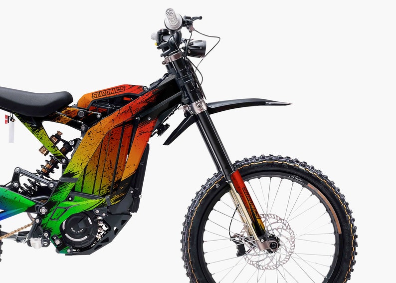 Suronics DIRTY RAINBOW Graphics Kit for Surron Lightbee X, Segway X160 ...