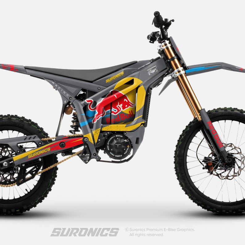 Talaria Komodo Graphics Kit ORIGINAL BULL Grey Decals Vinyl Wrap ...