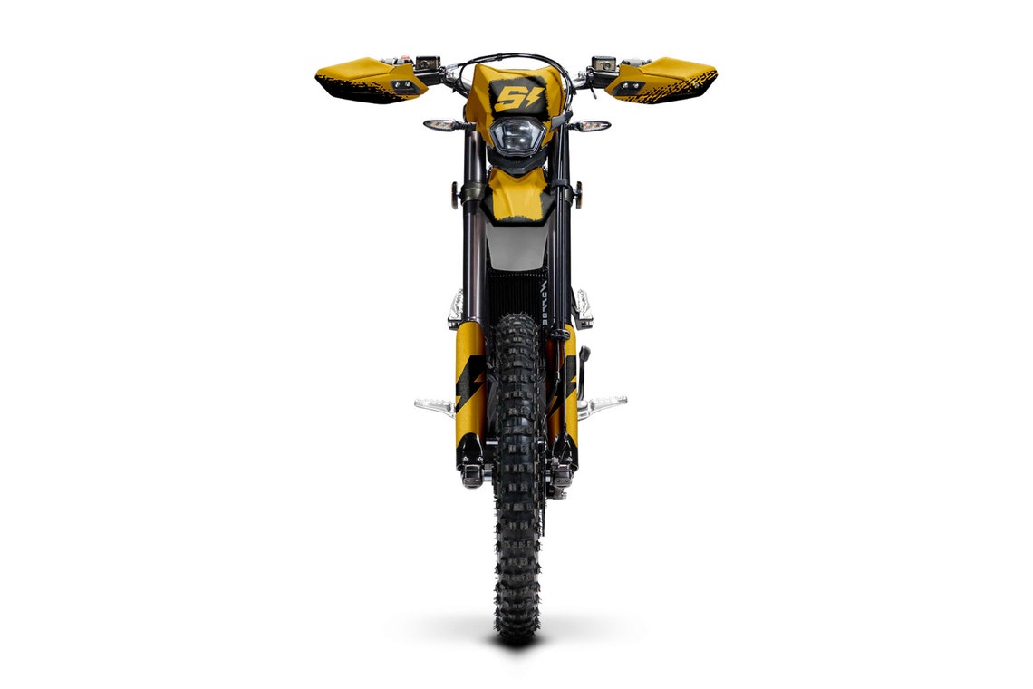 Surron Ultra Bee Graphics - Suronics HALF MUSTARD Graphics Kit Decal ...