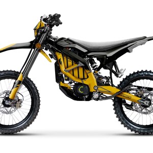 Surron Ultra Bee Graphics - Suronics HALF MUSTARD Graphics Kit Decal ...