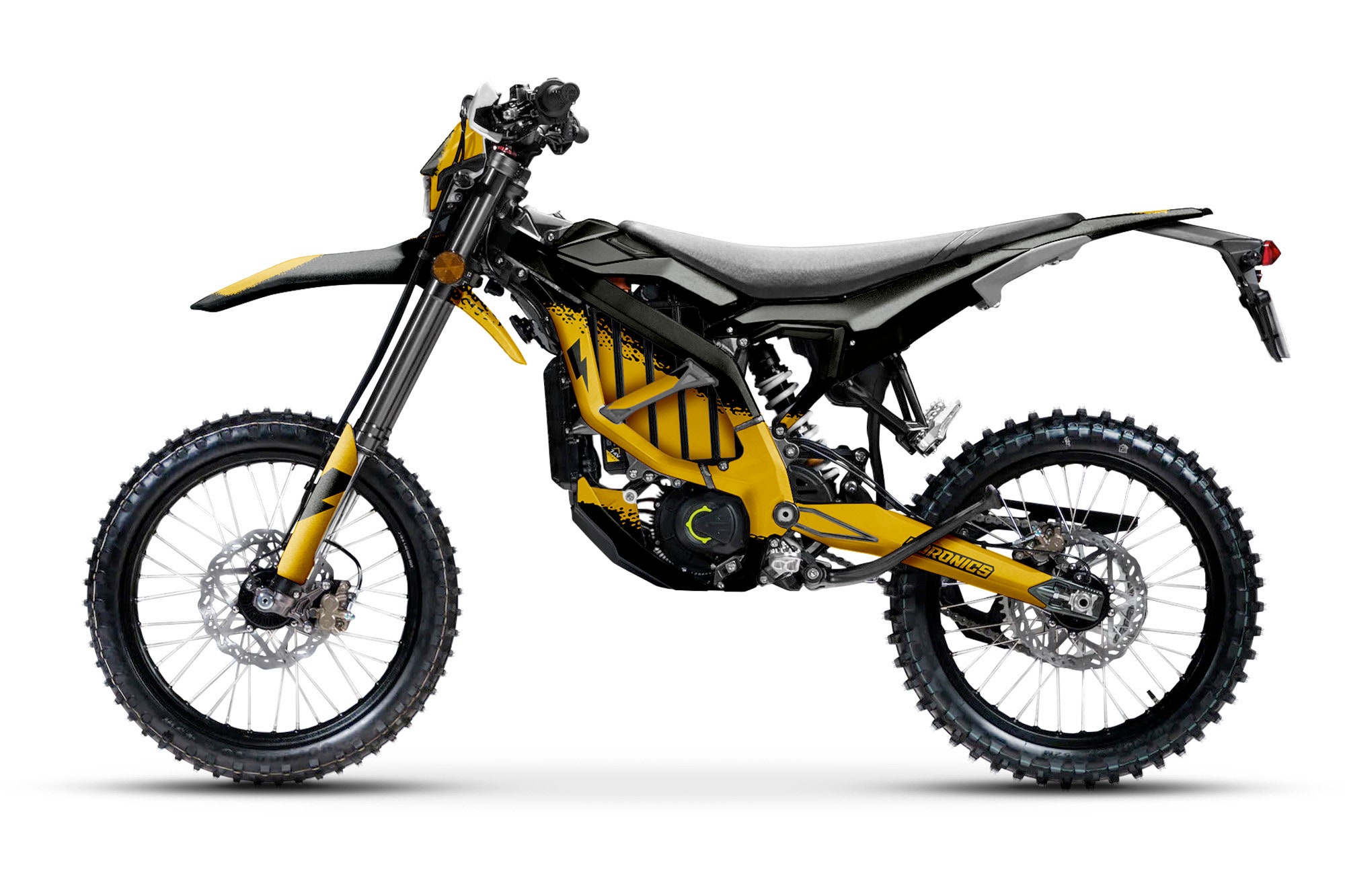 Surron Ultra Bee Graphics - Suronics HALF MUSTARD Graphics Kit Decal ...