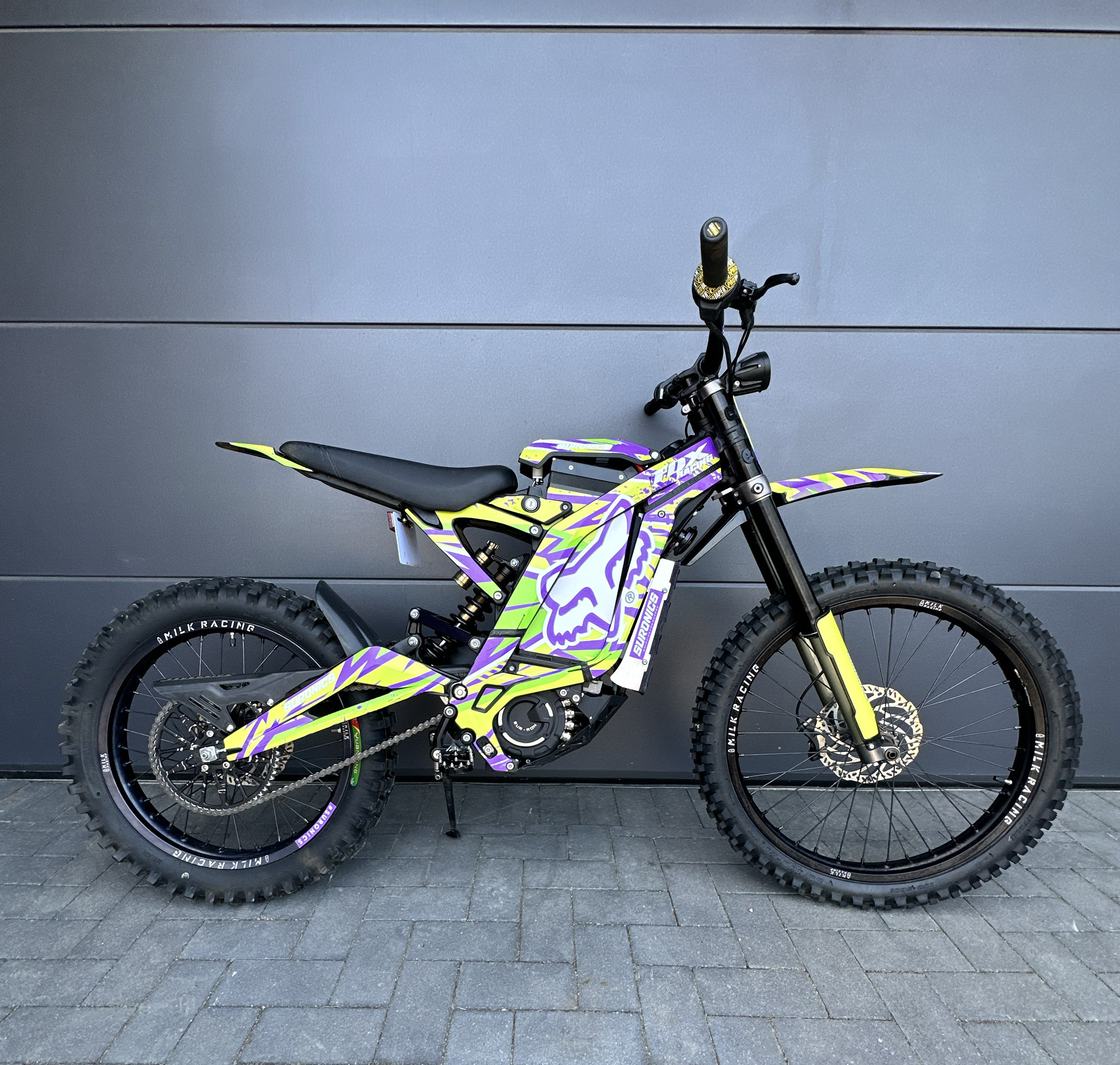 Sur-ron Light Bee X Graphics Kit FOX WILD Purple & Green Graphics Kit ...