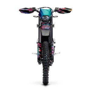 Surron Ultra Bee Graphics - Suronics WAPOR Wild Purple Green Graphics ...