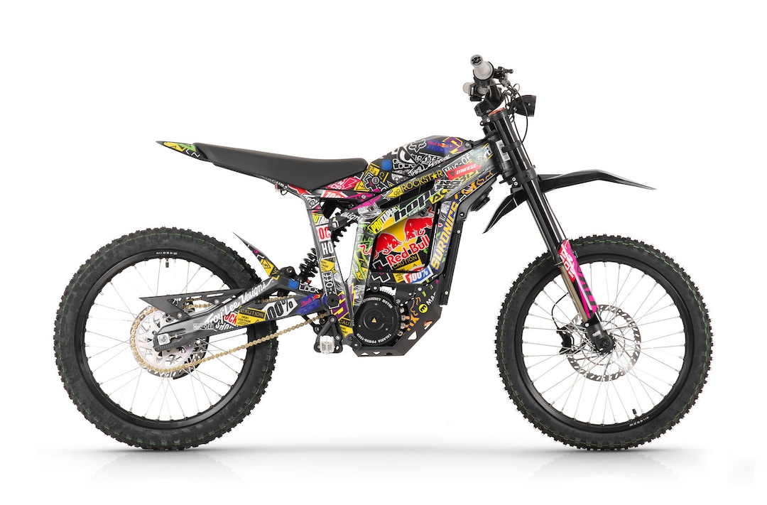 Talaria Sting MX Graphics Kit - Suronics STICKY Graphics Decal Vinyl ...