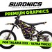 Surron Ultra Bee Graphics - Suronics HALF MUSTARD Graphics Kit Decal ...