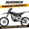 Surron Ultra Bee Graphics - Suronics FOX Wild Black Red Graphics Kit ...