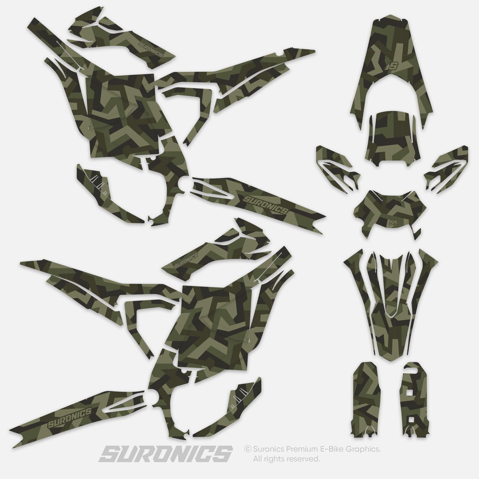 Surron Ultra Bee Graphics - Suronics CAMOX ORIGINAL Graphics Kit Decal ...