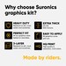 Ventus One Graphics Kit HALF Mint Black Decals Vinyl Wrap Stickers - Etsy