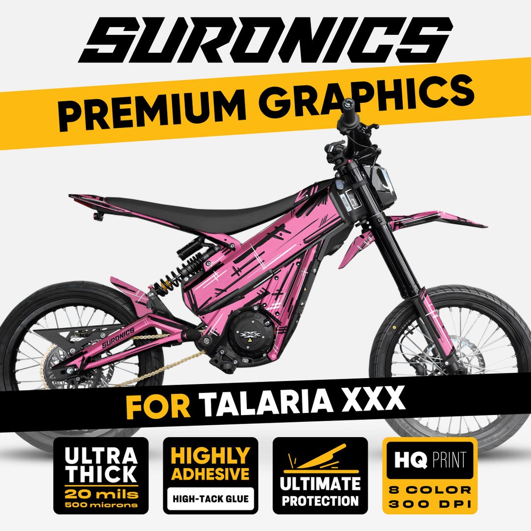 Talaria XXX Graphics Kit MARKER Pink Vinyl Wrap Stickers Kit - Etsy
