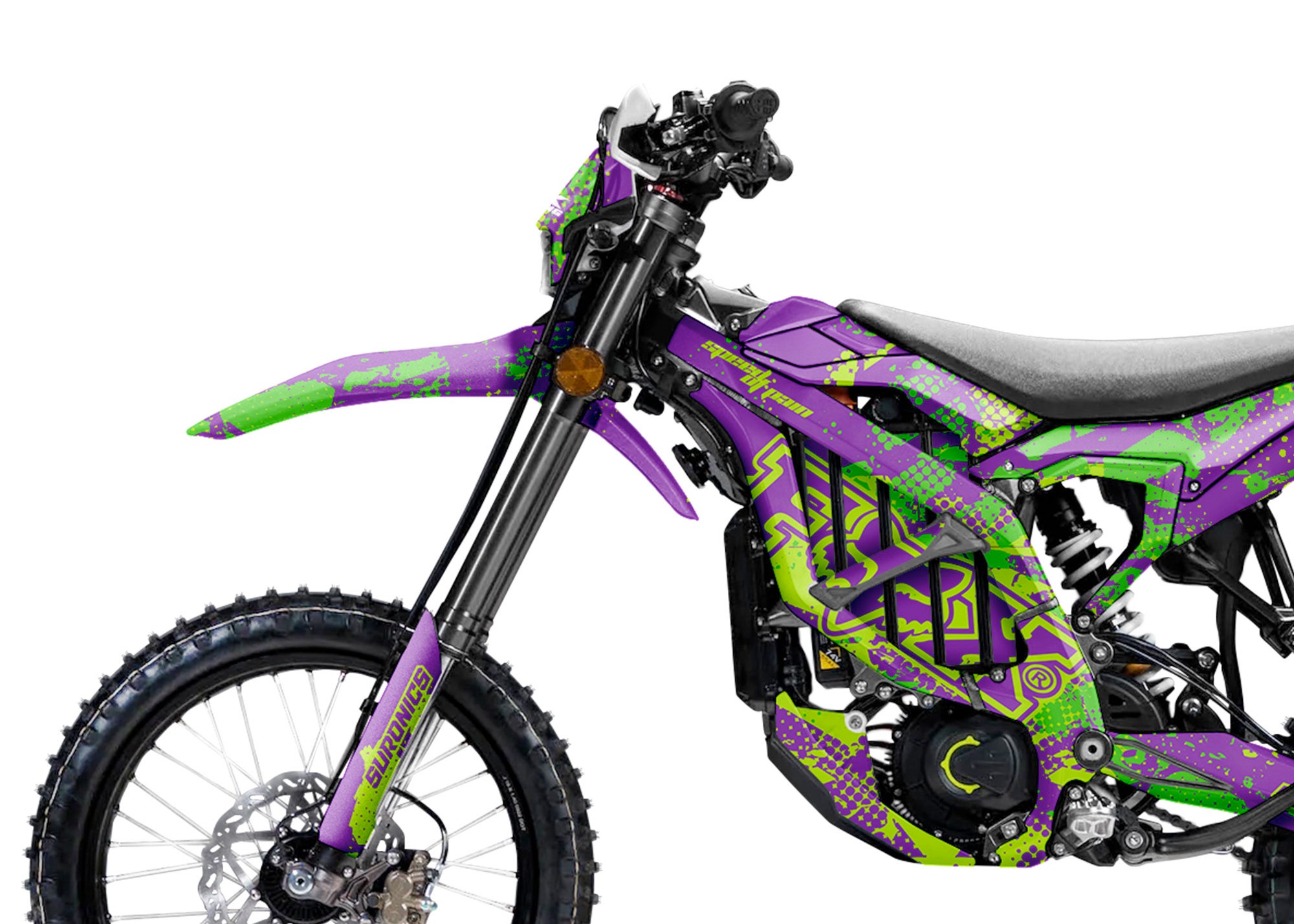 Surron Ultra Bee Graphics Suronics FOX Speed Rider Purple Green Violet ...