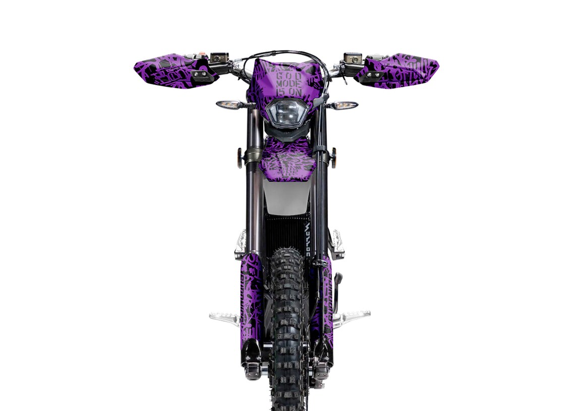 Surron Ultra Bee Graphics - Suronics STREET GHOST Black Purple Graphics ...