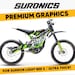 Suronics STICKY Graphics Kit for Surron Lightbee X, Segway X160 / X260 ...