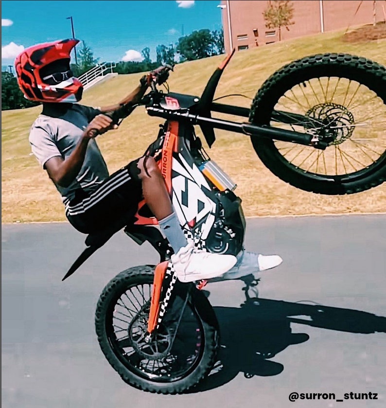 Suronics CHECKZ Graphics Kit for Surron Lightbee X, Segway X160 / X260, Decal Vynil Wrap Sticker ...