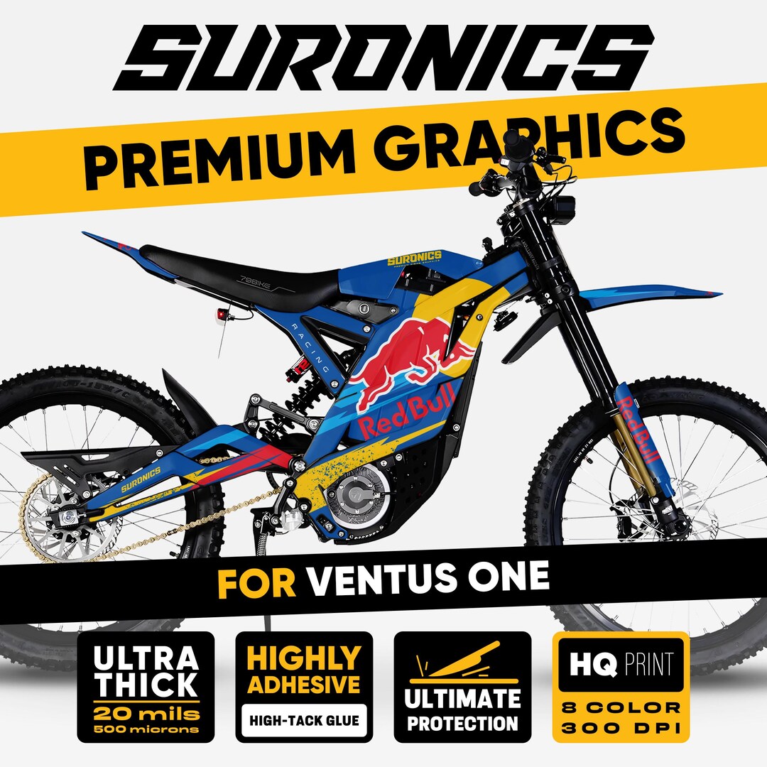 Ventus One Graphics Kit ORIGINAL BULL Blue Decals Vinyl Wrap Stickers ...