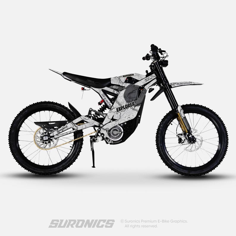 Ventus One Graphics Kit EXPLORER White Grey Decals Vinyl Wrap Stickers ...
