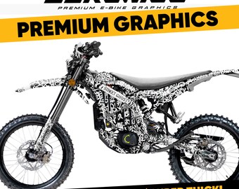 Surron Ultra Bee Graphics - Suronics HALF MUSTARD Graphics Kit Decal ...