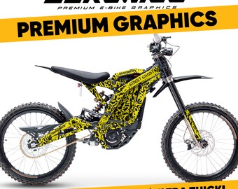 Sur-ron Light Bee X Graphics Kit Psycadelic Graphics Kit for Surron ...