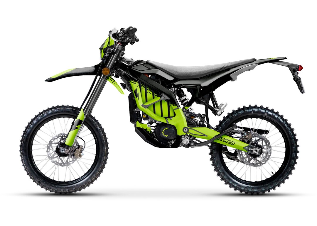 Surron Ultra Bee Graphics Suronics HALF BLACK LIME Graphics - Etsy