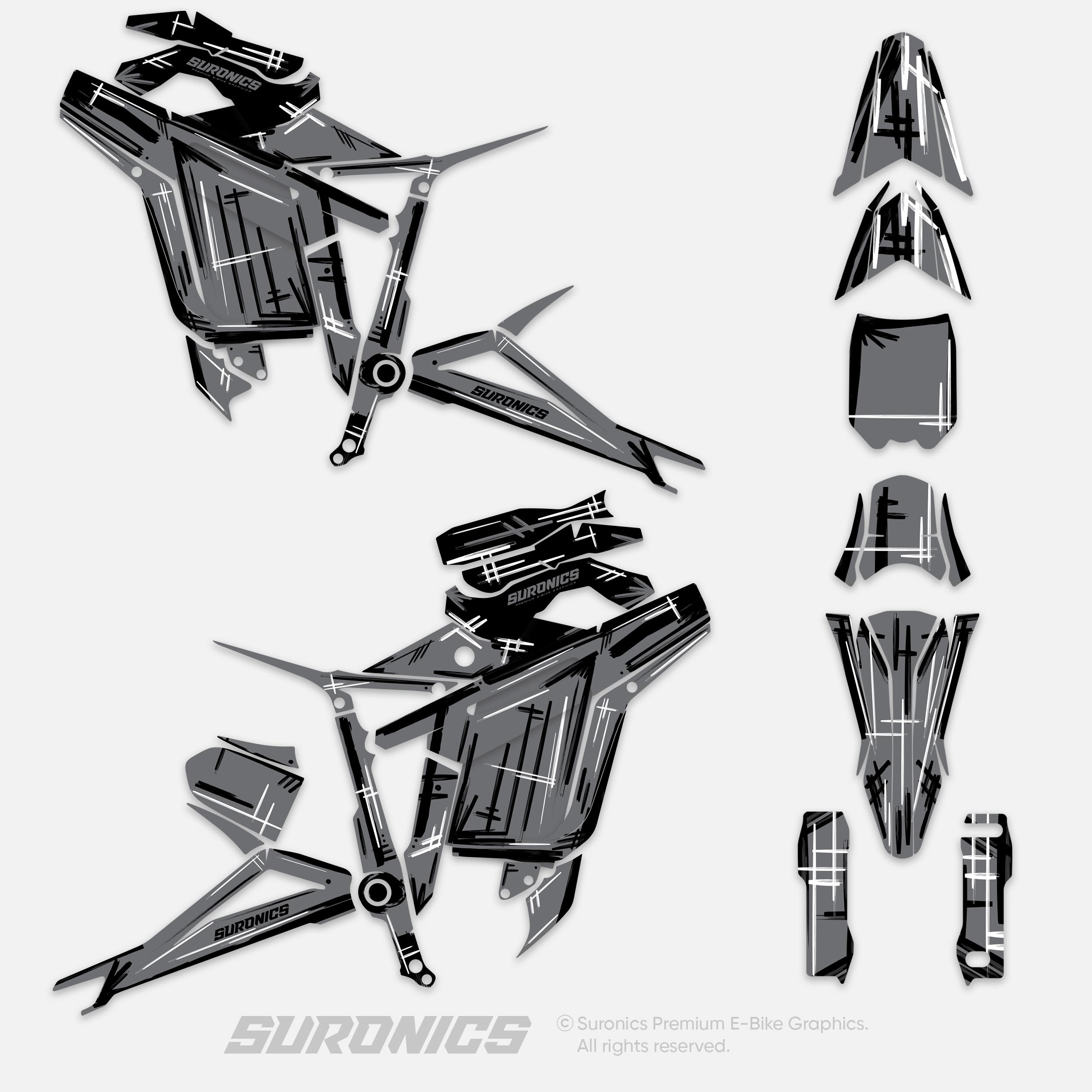 TALARIA Sting MX5 Pro Graphics Kit MARKER GREY Decals Wrap Stickers - Etsy