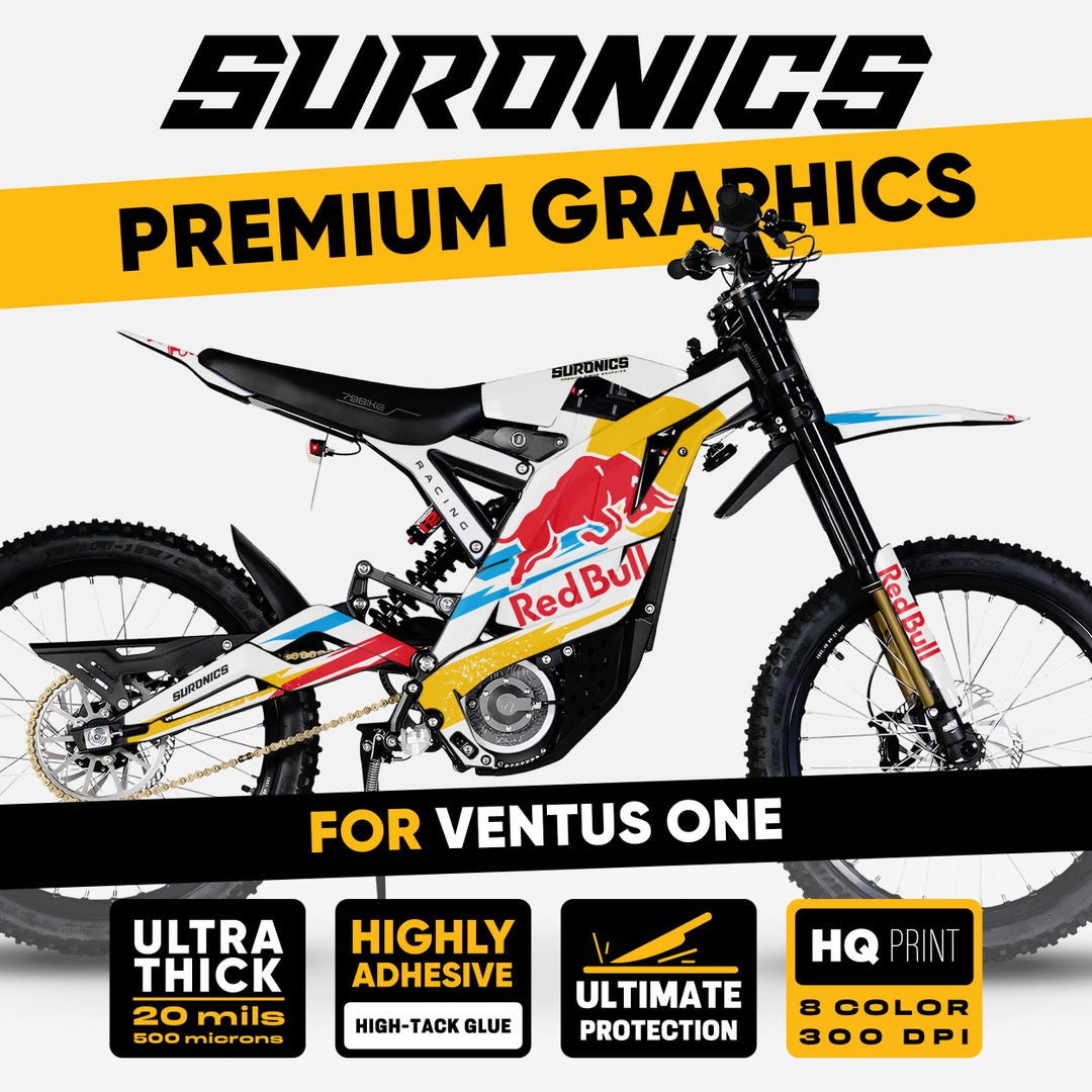 Ventus One Graphics Kit ORIGINAL BULL White Decals Vinyl Wrap Stickers ...