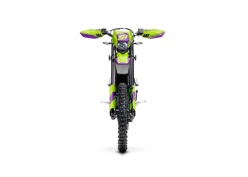 Surron Ultra Bee Graphics - Suronics PURPLE GREEN Graphics Kit Decal ...