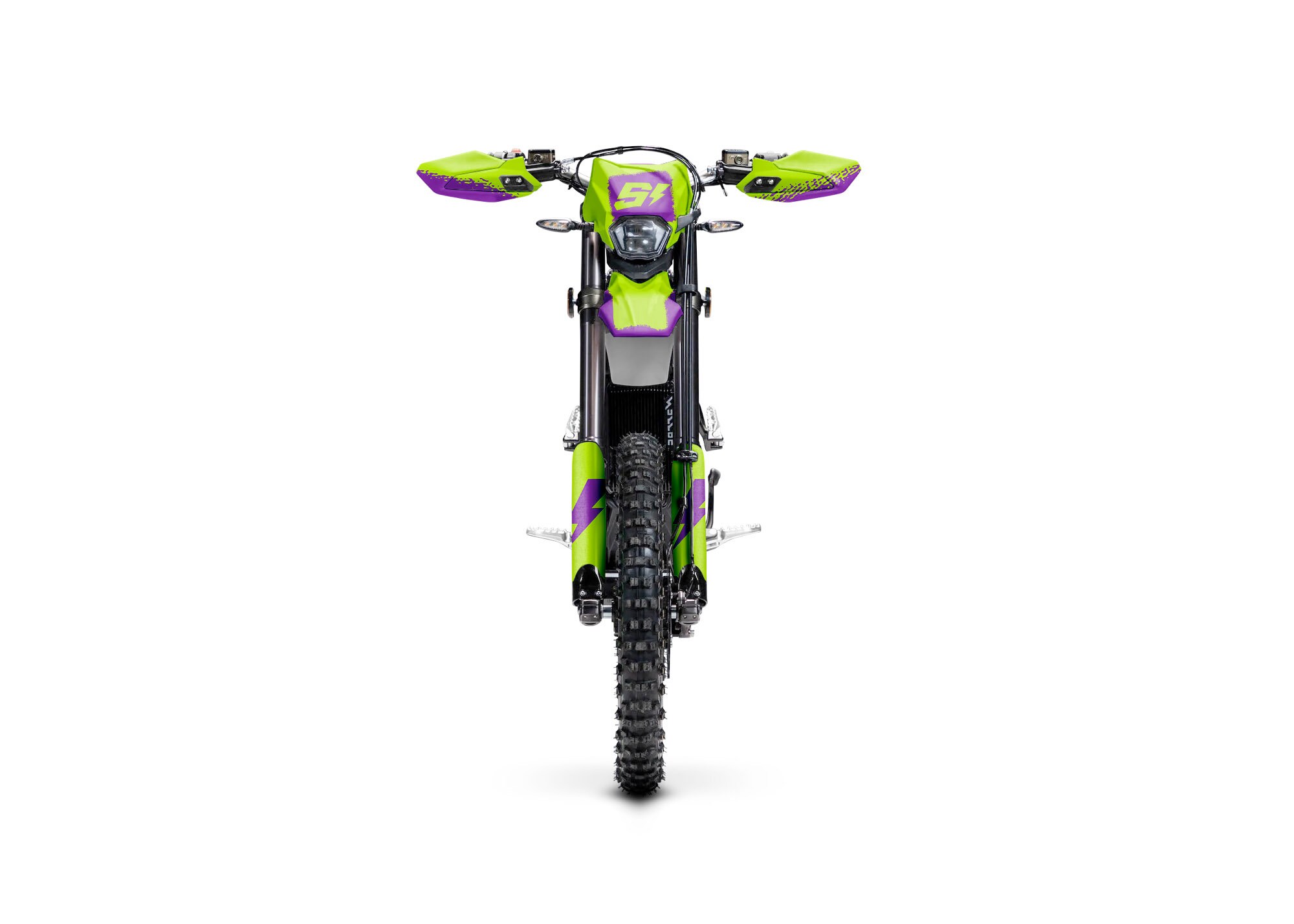 Surron Ultra Bee Graphics - Suronics PURPLE GREEN Graphics Kit Decal ...