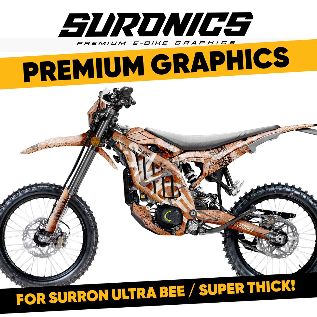 Surron Ultra Bee Graphics - Suronics URBAN SAVAGE Graphics Kit Decals ...