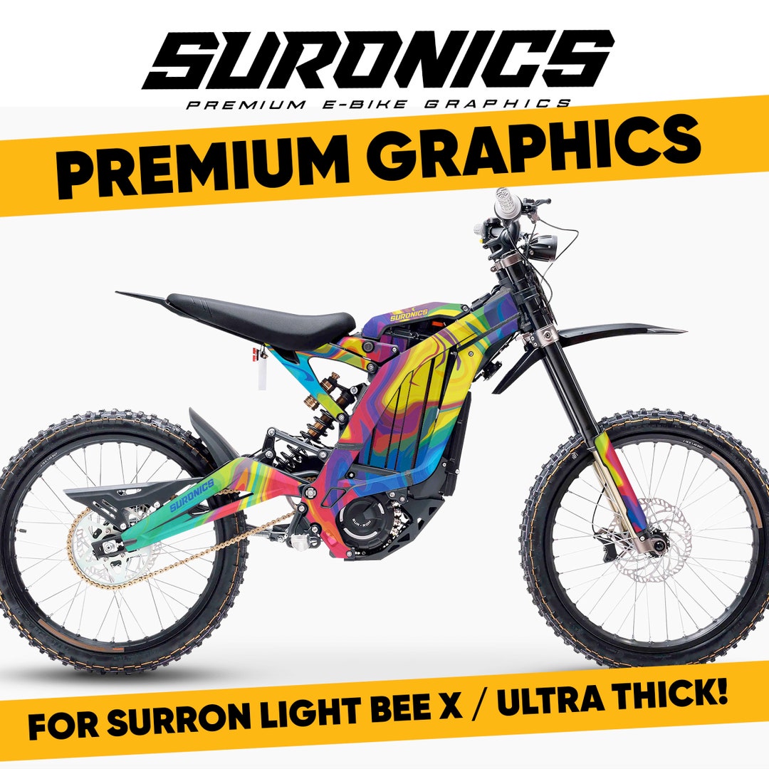 Sur-ron Lightbee X Graphics Kit - LIQUID Graphics Kit for Surron ...