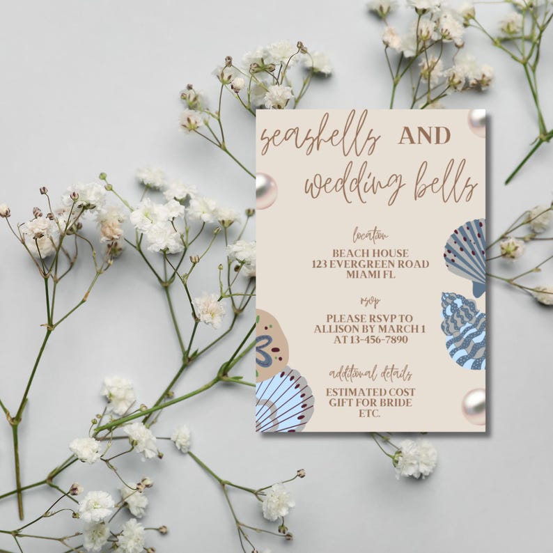 Seashells and Wedding Bells | Beach | Last Toast on the Coast ...