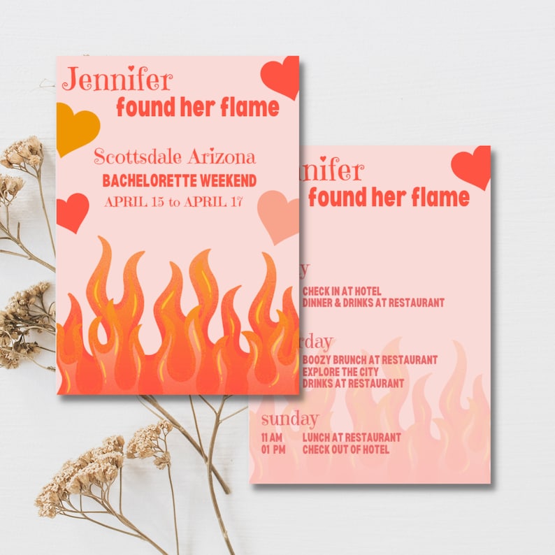 She Found Her Flame | Found Her Perfect Match Theme Bachelorette ...