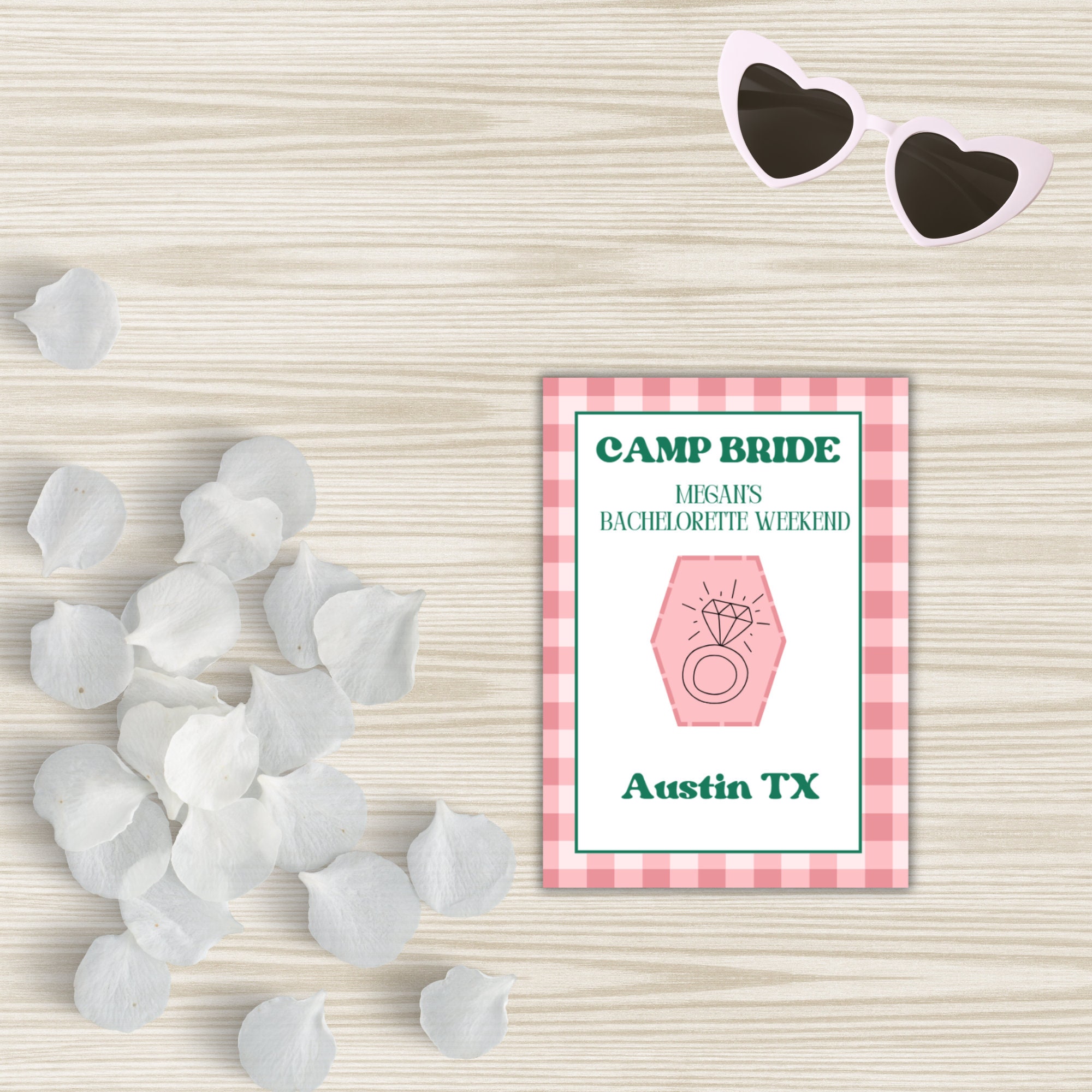 Camp Bride | Camping Outdoor Bachelorette, Invitation & Itinerary/email ...