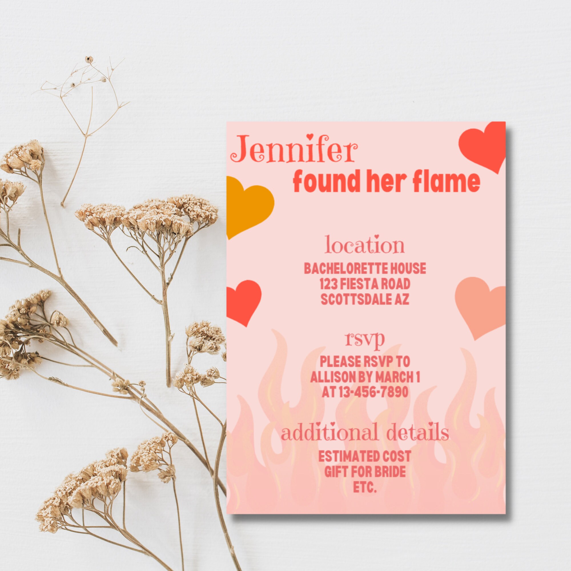 She Found Her Flame | Found Her Perfect Match Theme Bachelorette ...