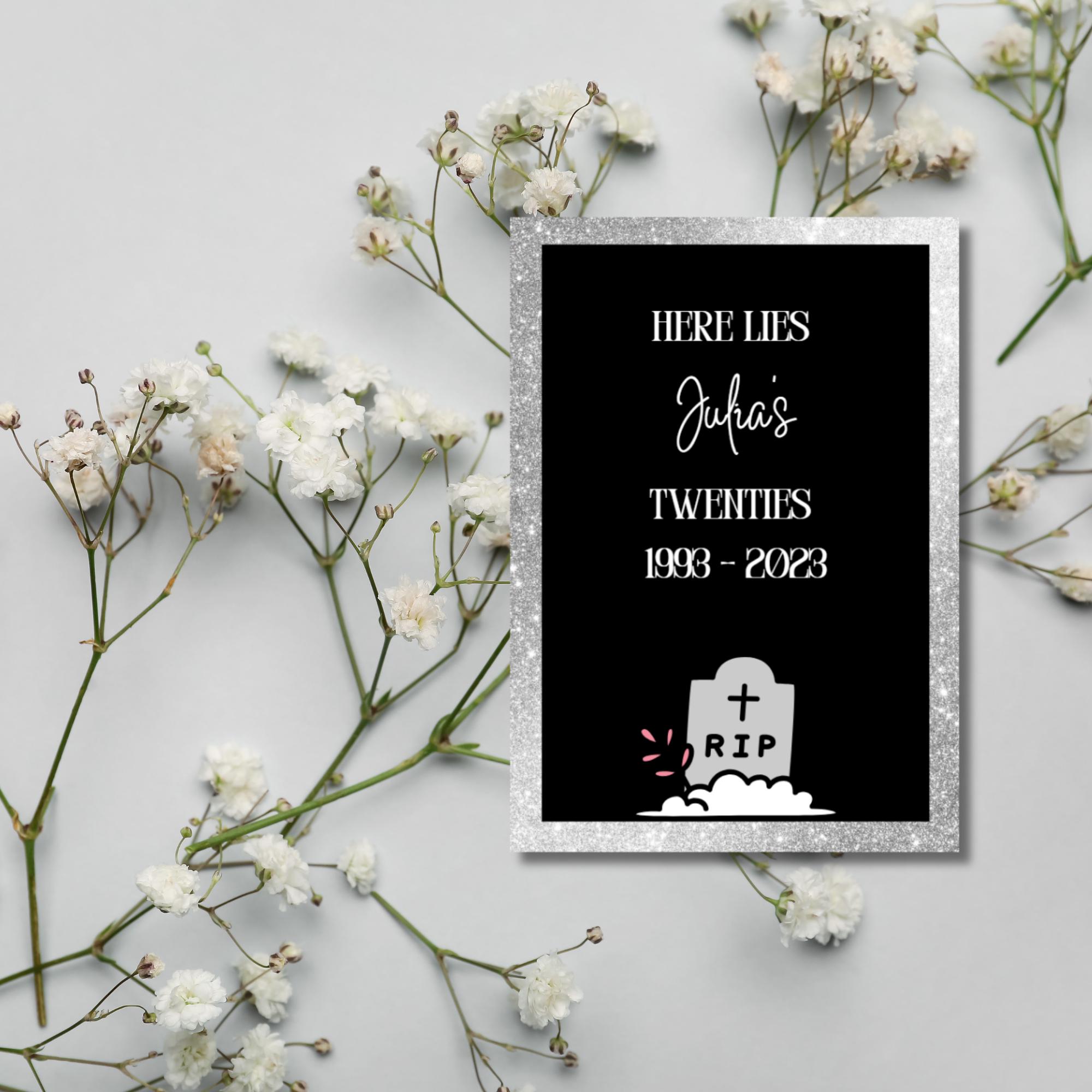 RIP to Her 20s Twenties | 30s Thirties | Goodbye Death to Her Twenties ...