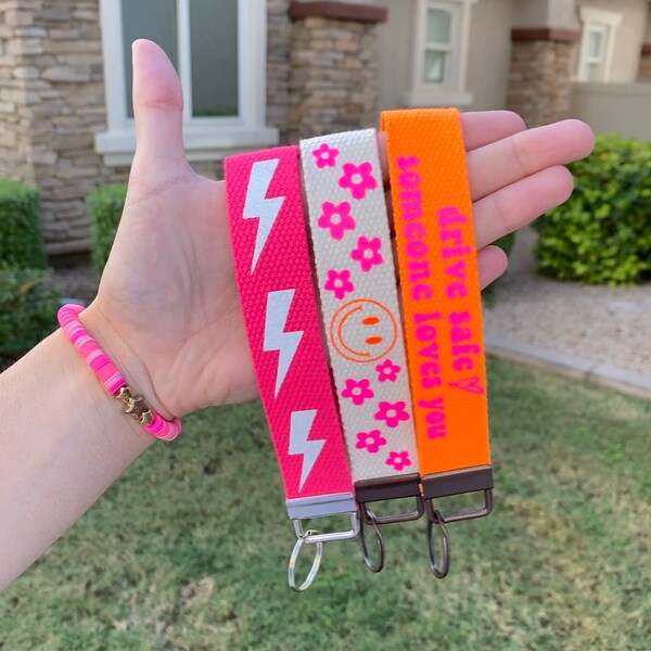 Preppy Keychain - Etsy