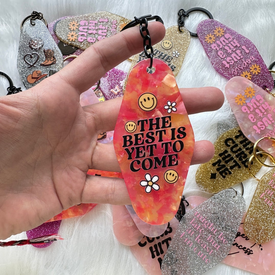 The Best is yet to Come Motel Keychain/ Motel Keychain /retro Motel ...