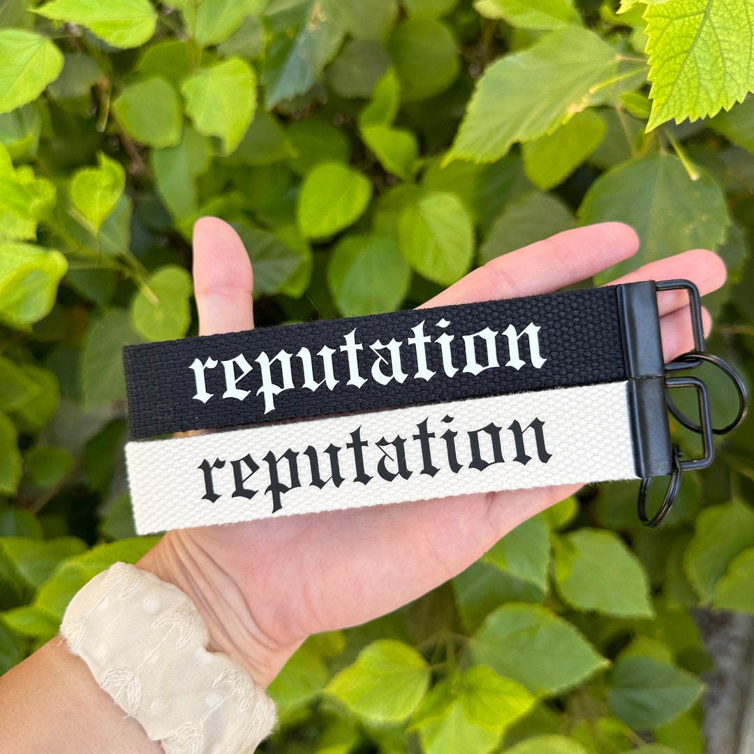 Taylor Swift Reputation Keychain Wristlet / Key Fob Wristlet / Car Key ...