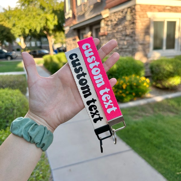 Preppy Keychain - Etsy