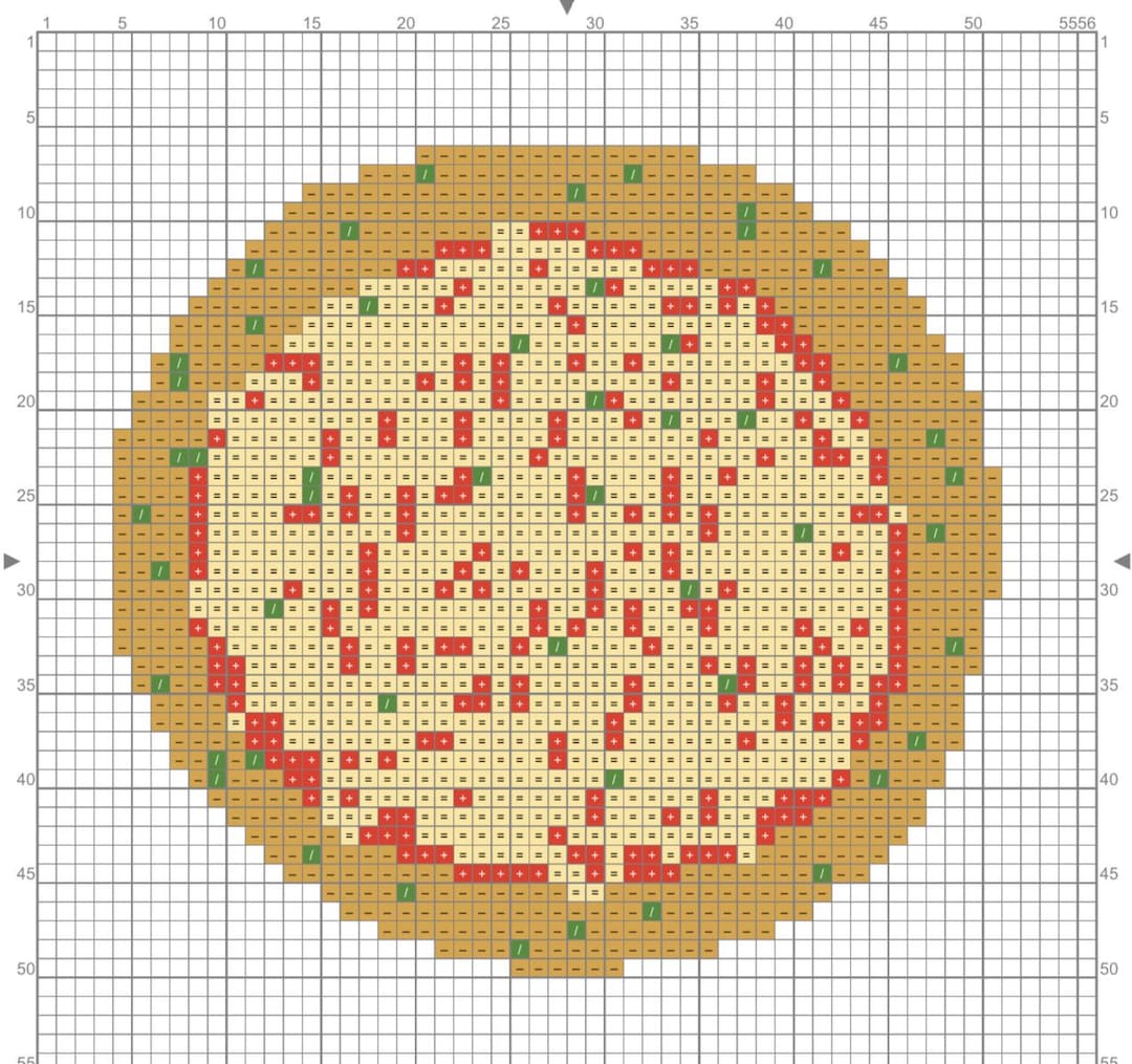 Cheese Pizza Cross Stitch Pattern 4 - Etsy